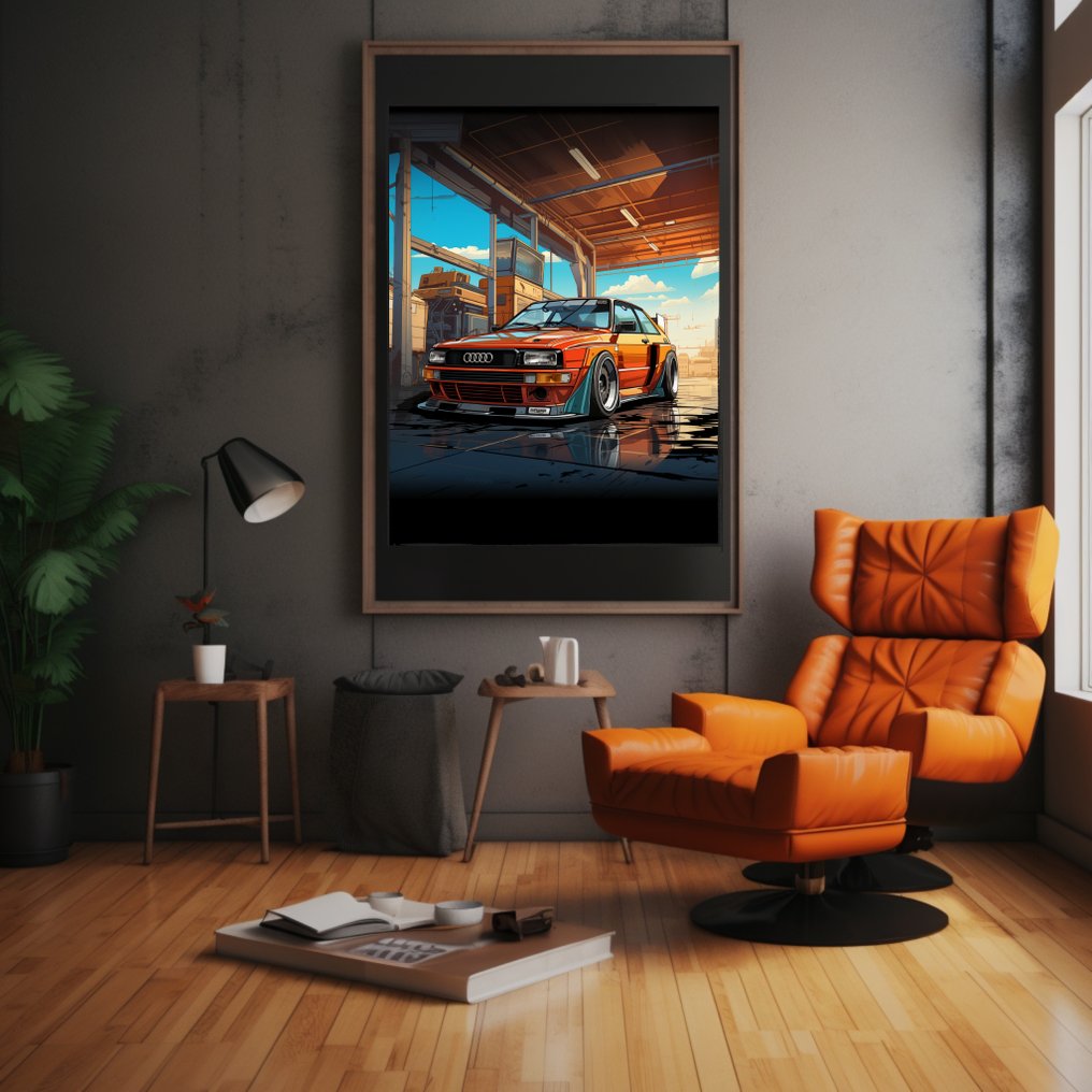 Artwork - Audi - Audi Quattro - Unique Car Poster - Limited Edition ...
