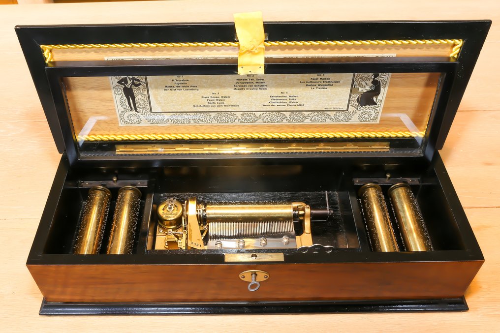 Thorens speeldoos boite a musique Carillo Music Box Interchangeable ...