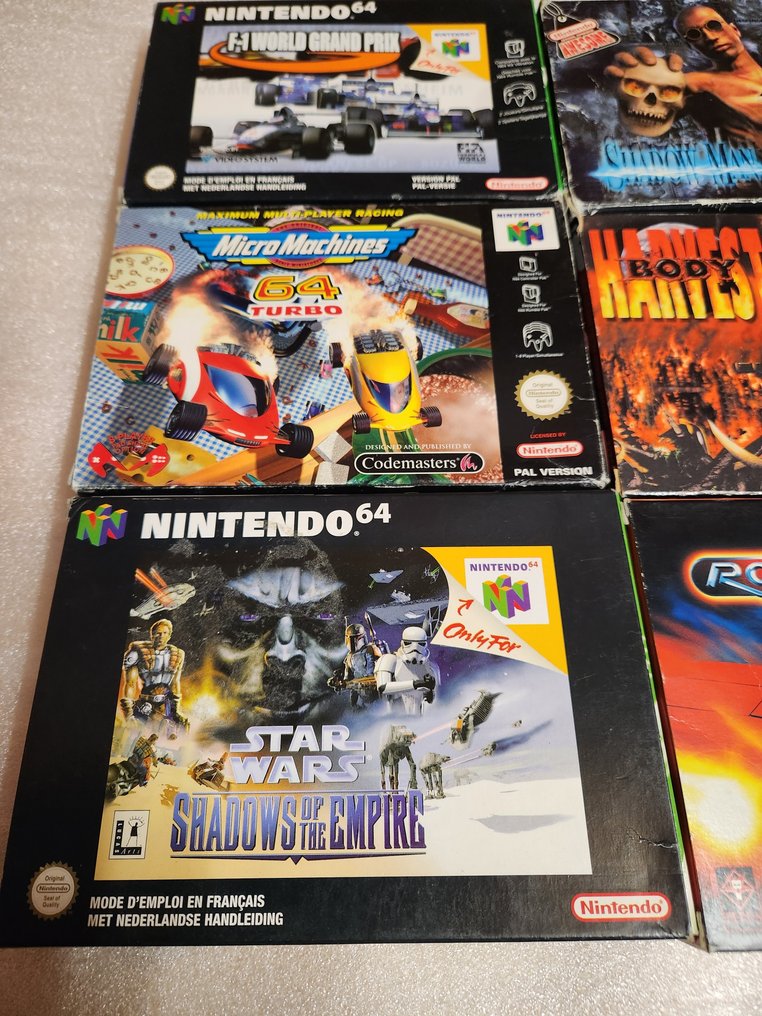 Nintendo - 6 CIB games - Nintendo 64 - Video game - In original box ...