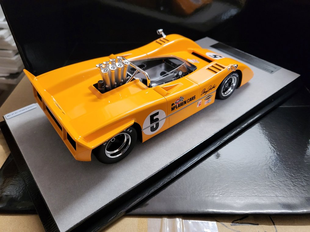 Tecnomodel 1:18 - 1 - Model race car - McLaren M8F Can-Am Road America 1968 WINNER Dennis Hulme ...