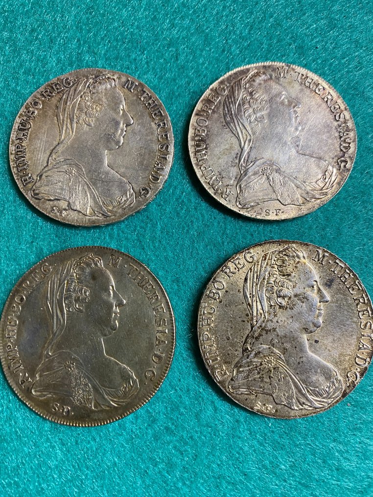 Austria. Maria Theresia (1740-1780). 1 Thaler (taler) 1780-SF. Restrike ...