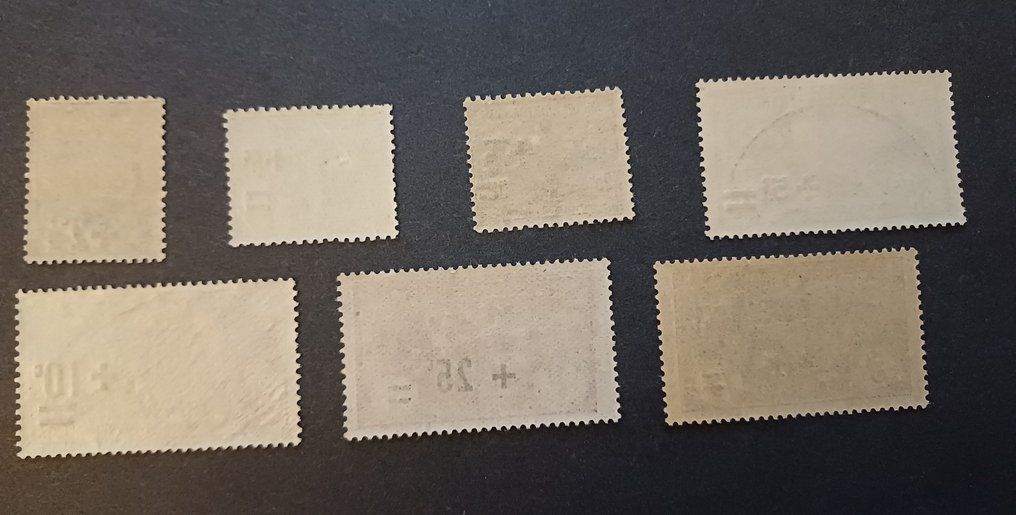 Francia 1922/1922 - En beneficio de los huérfanos 1922. (163/169) Nuevo ...