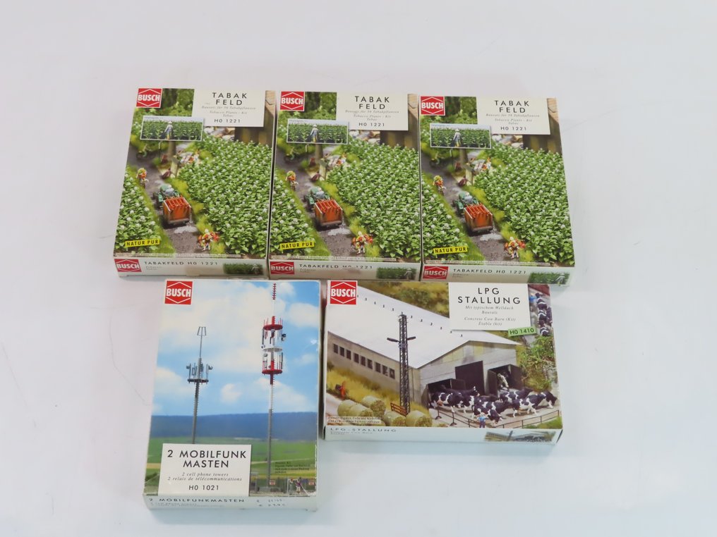 Busch 1:87 - 1021/1221/1410 - Scenery - Scenery accessories - Catawiki