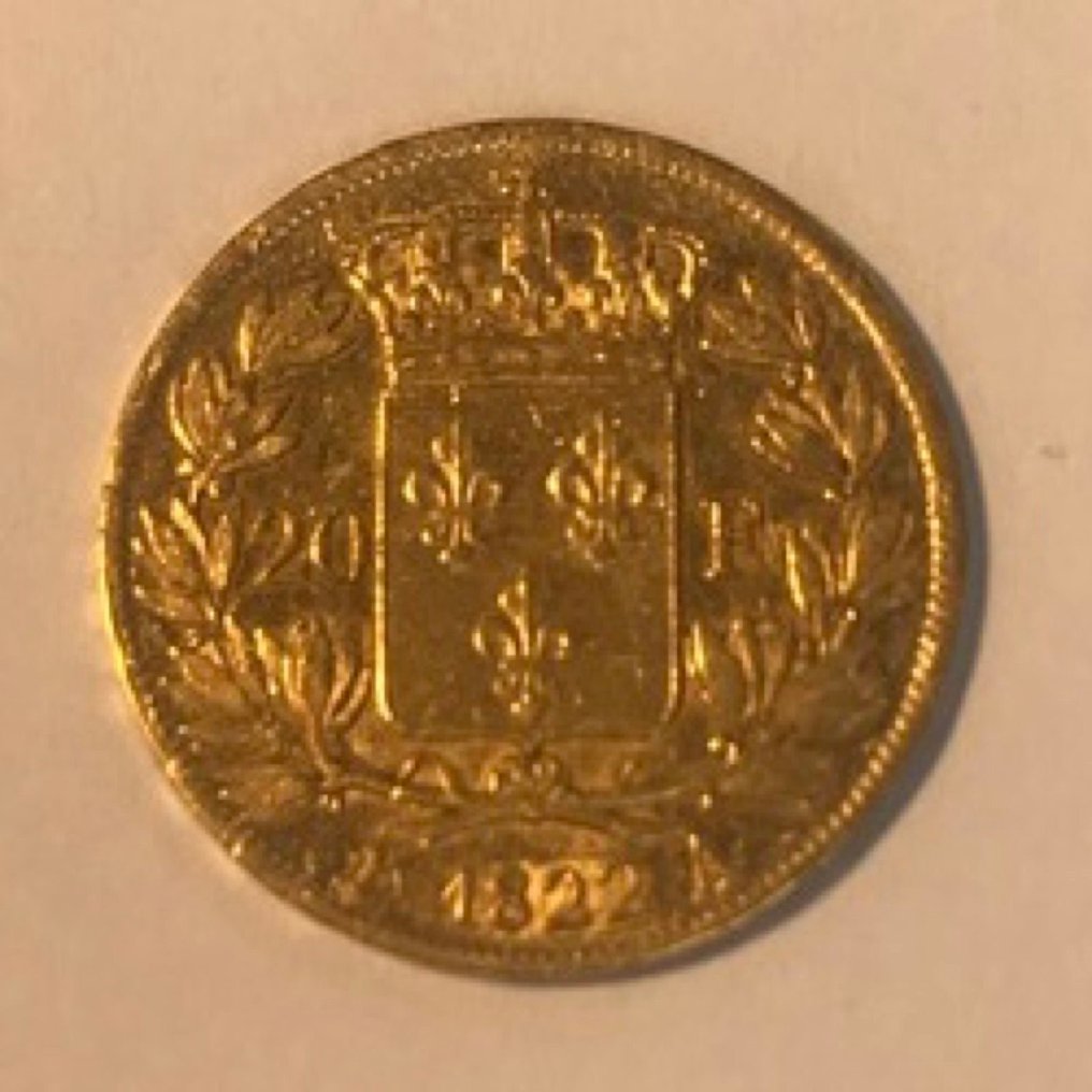 France. Louis XVIII (1814-1824). 20 Francs 1822-A, Paris - Catawiki