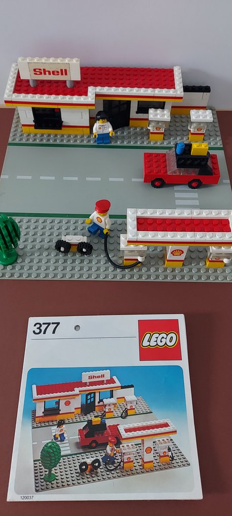 LEGO - Vintage - 377 - Gas station LEGO 377-1 - Catawiki