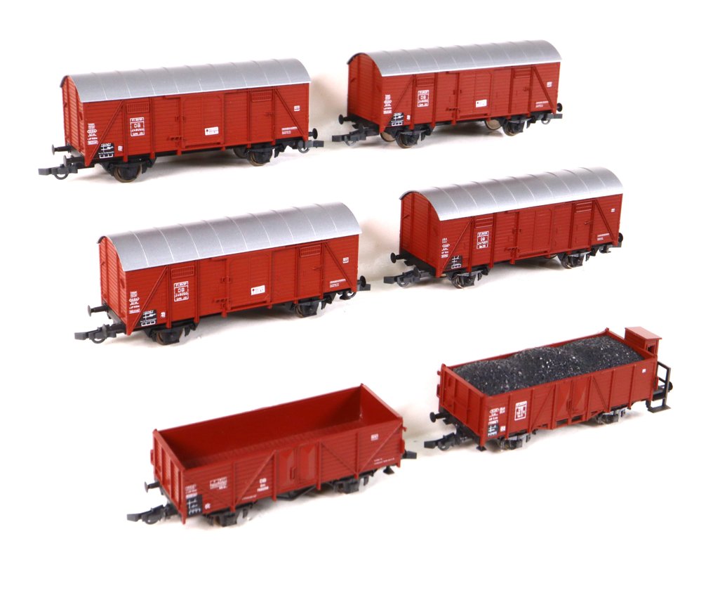 Roco H0 - 46042/46278/4309 - Freight carriage - Six freight - Catawiki