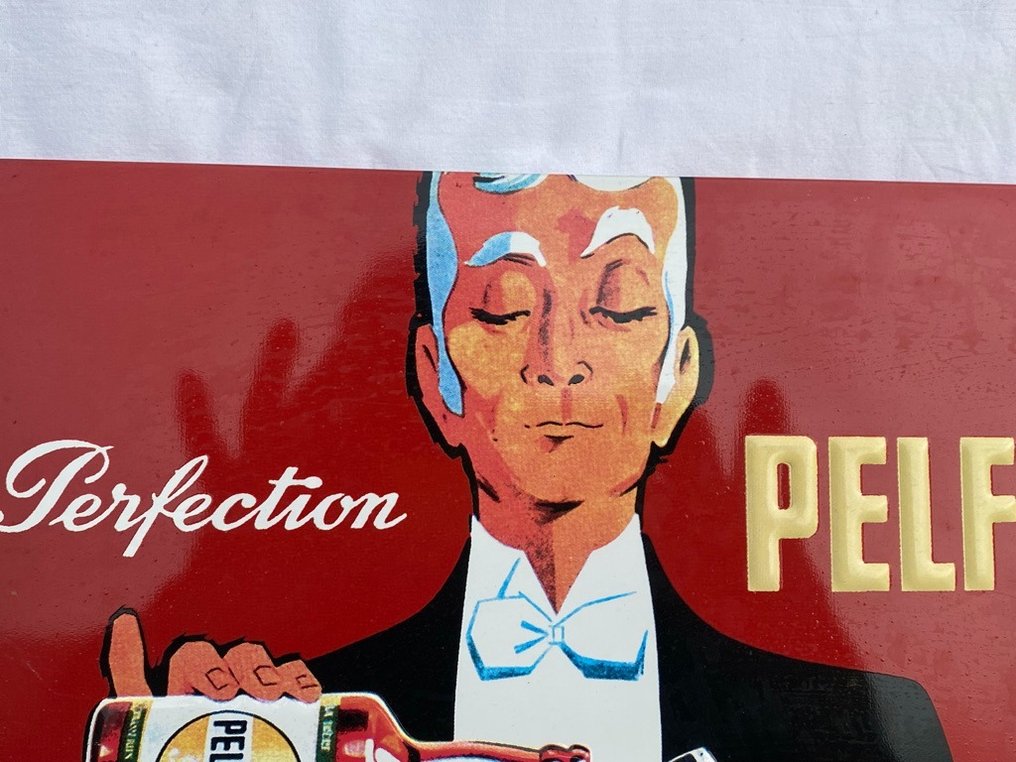 Pelforth beer sheet plate (1) - Iron (cast/wrought) - Catawiki