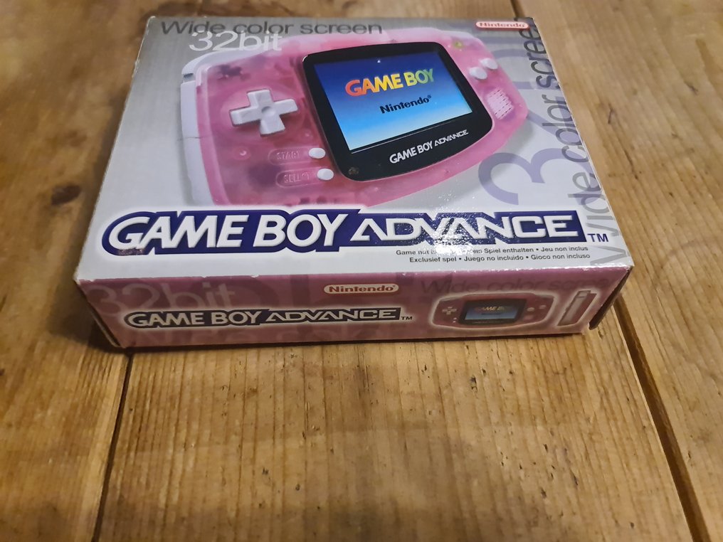Original Gameboy Advance Pink limited Edition - Complete with manuals ...