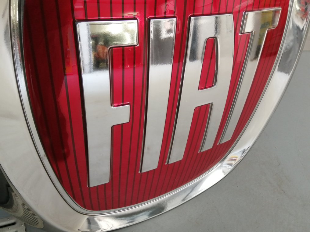 Fiat - Sign - Plastic, Cm. 83 x 83 - Catawiki