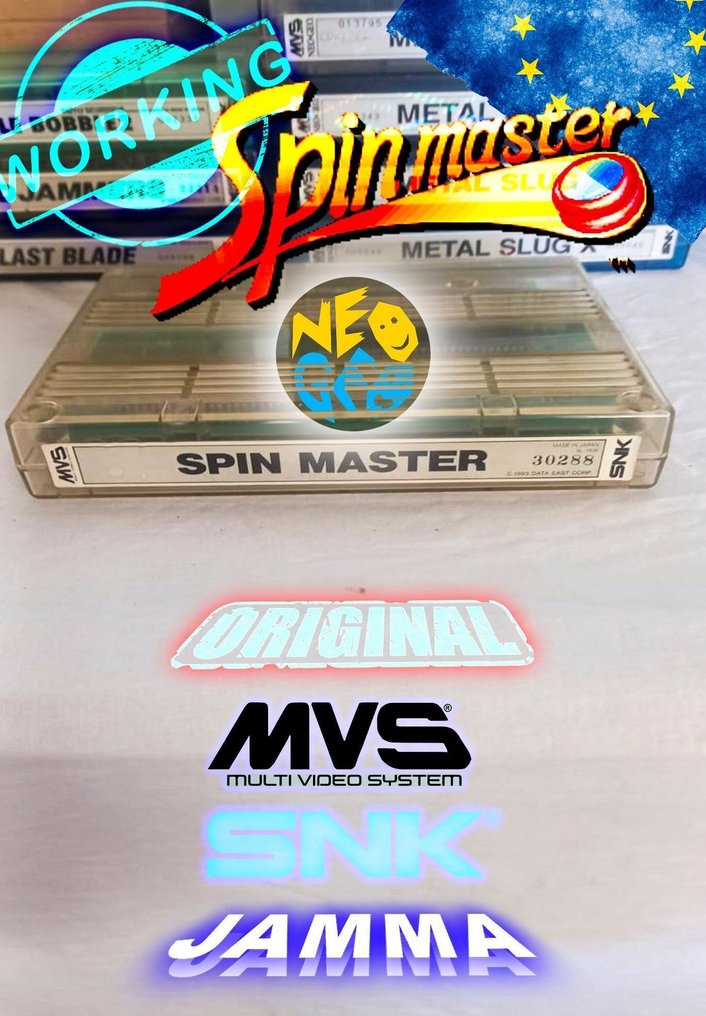 SNK ORIGINAL Spin Master spinmaster neo geo neogeo mvs snk - Catawiki
