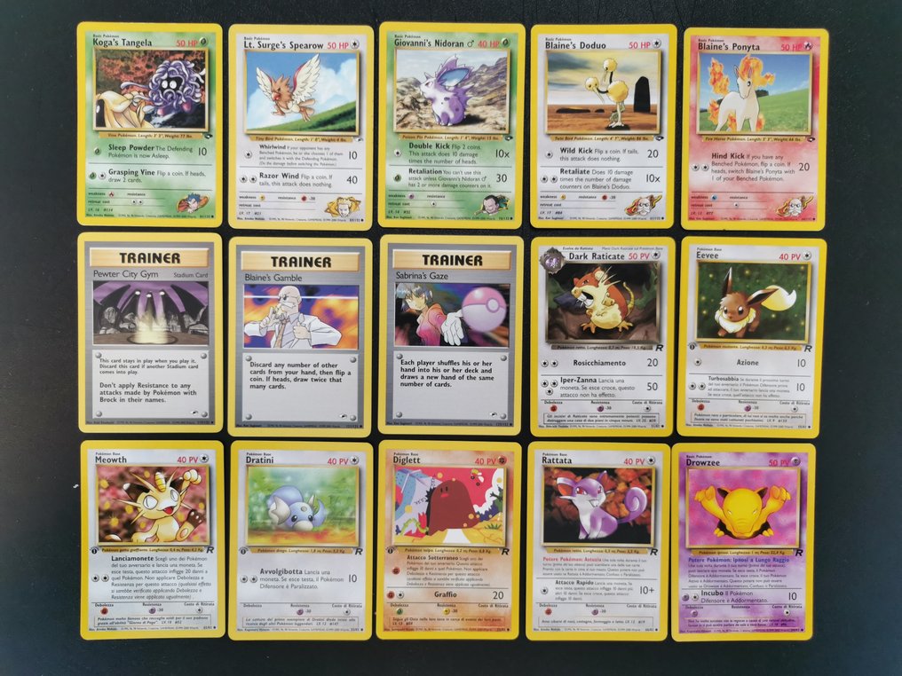 The Pokémon Company - Lot of Vintage Cards - 2000 - Catawiki