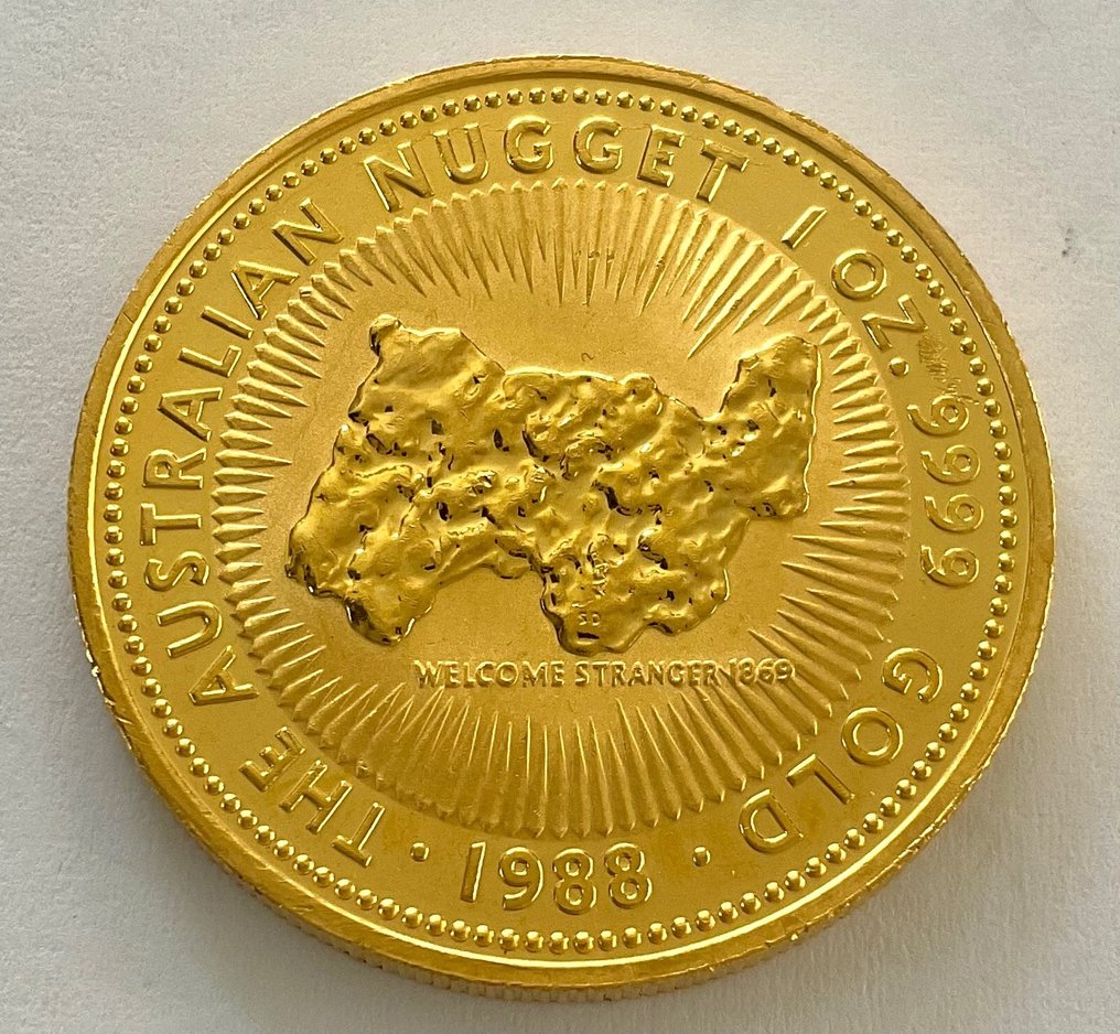 Australia. 100 Dollars 1988 - Australian Nugget - 1 oz - Catawiki Australia. 100 Dollars 1988 - Australian Nugget - 1 oz - Catawiki