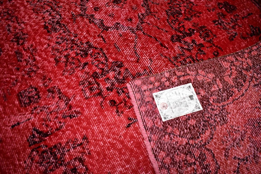 Vintage designer Red √ Certificate √ Cleaned - Rug - 206 cm - 114 cm ...