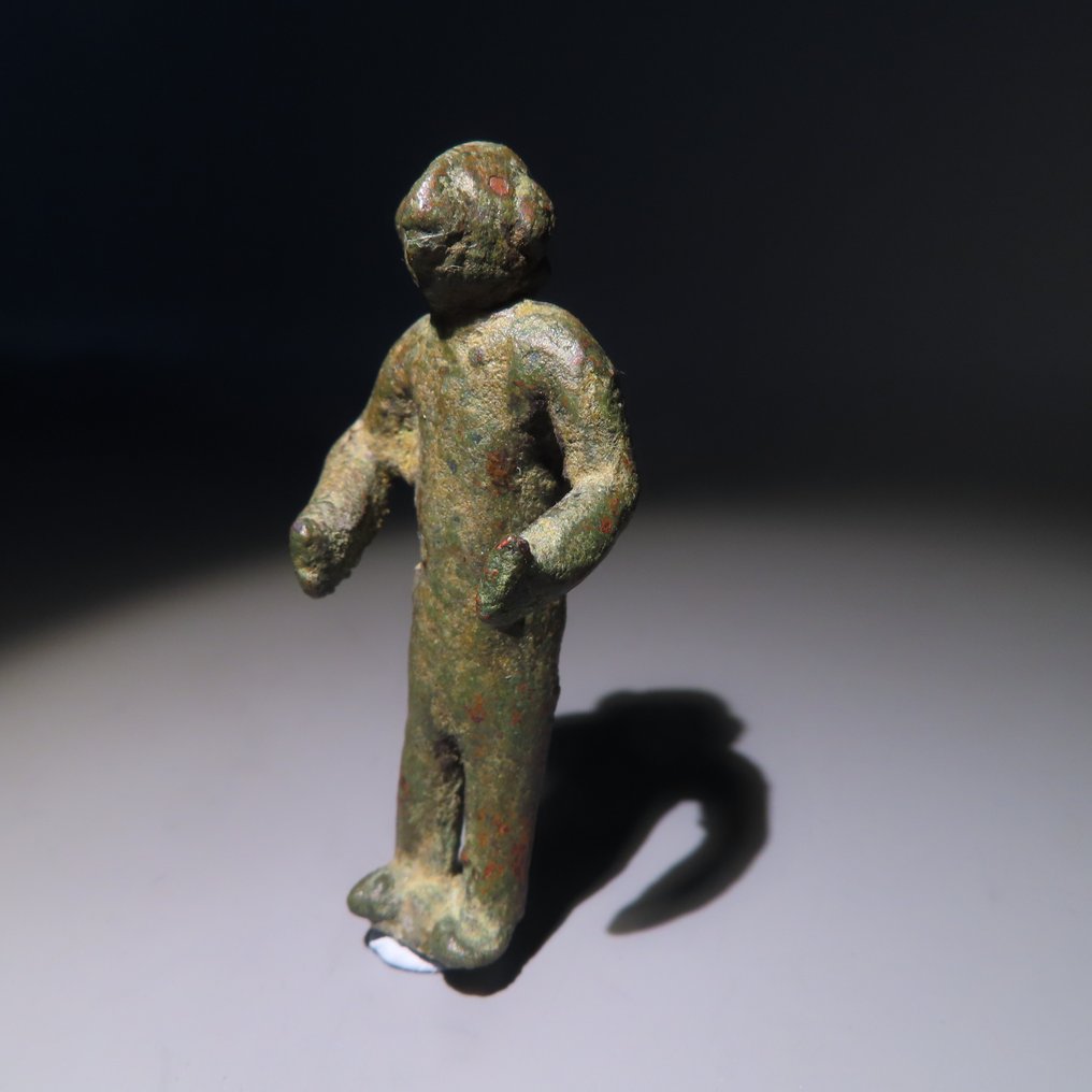 Phoenician Bronze Levant Male figure. 2000 - 1000 BC. 6 cm - Catawiki