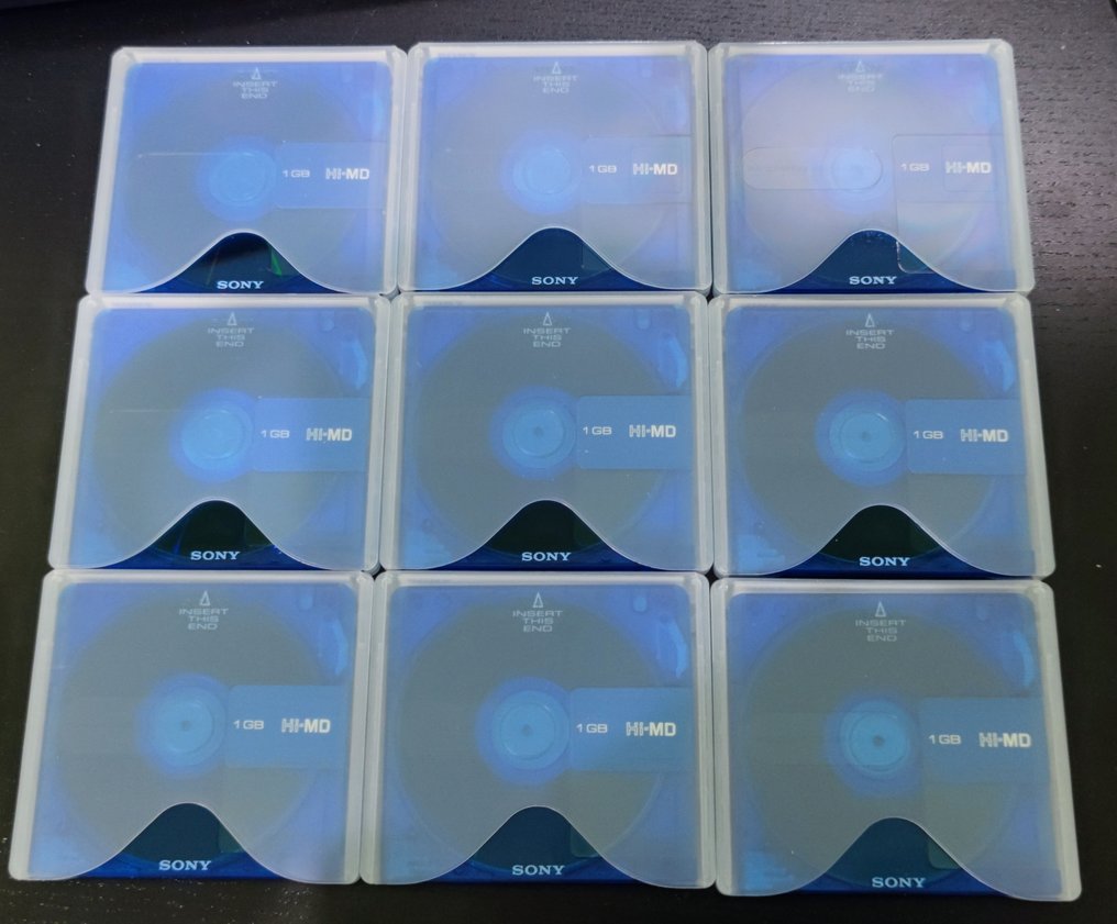 Sony - 9x HI-MD - HMD1GA - High MiniDisc 1GB - Cassettes, - Catawiki