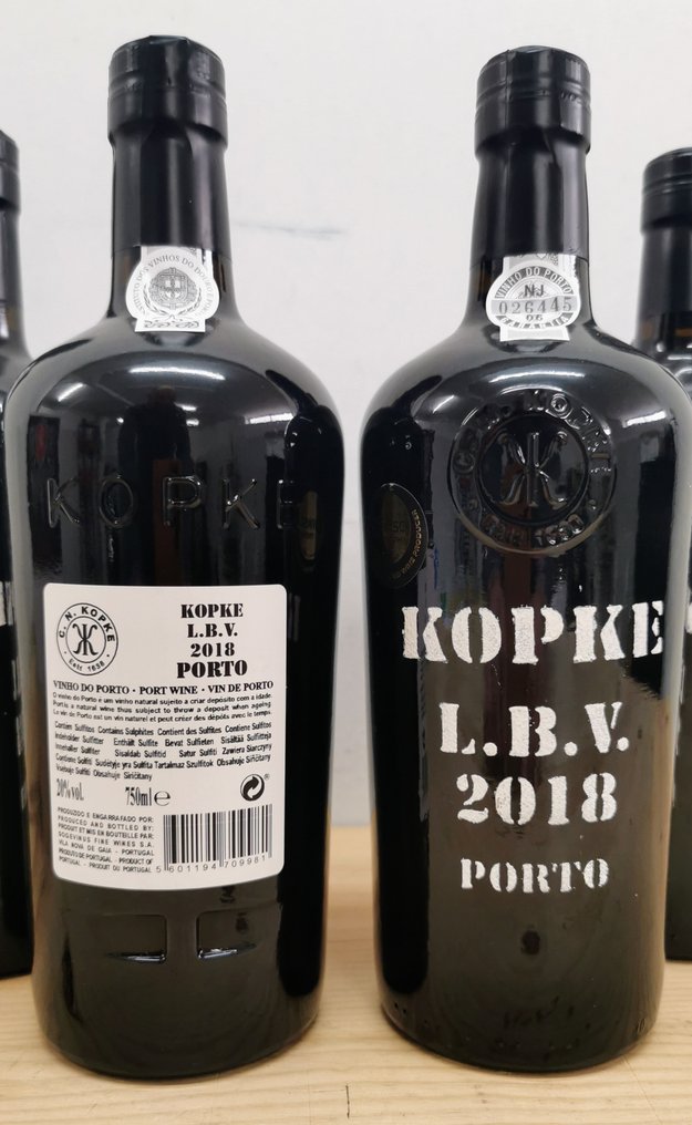 2018 Kopke - Oporto Late Bottled Vintage Port - 6 Bottles (0.75L) - Catawiki