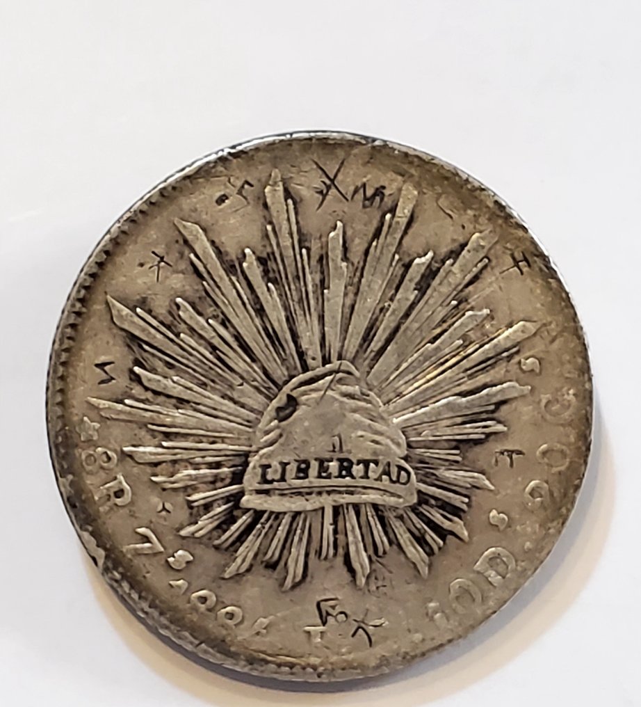China, Mexico. 8 Reales 1884 with chopmarks - Catawiki