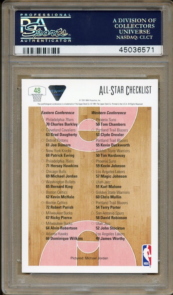 1991 Upper Deck - Michael Jordan #48 - PSA 10 - Catawiki
