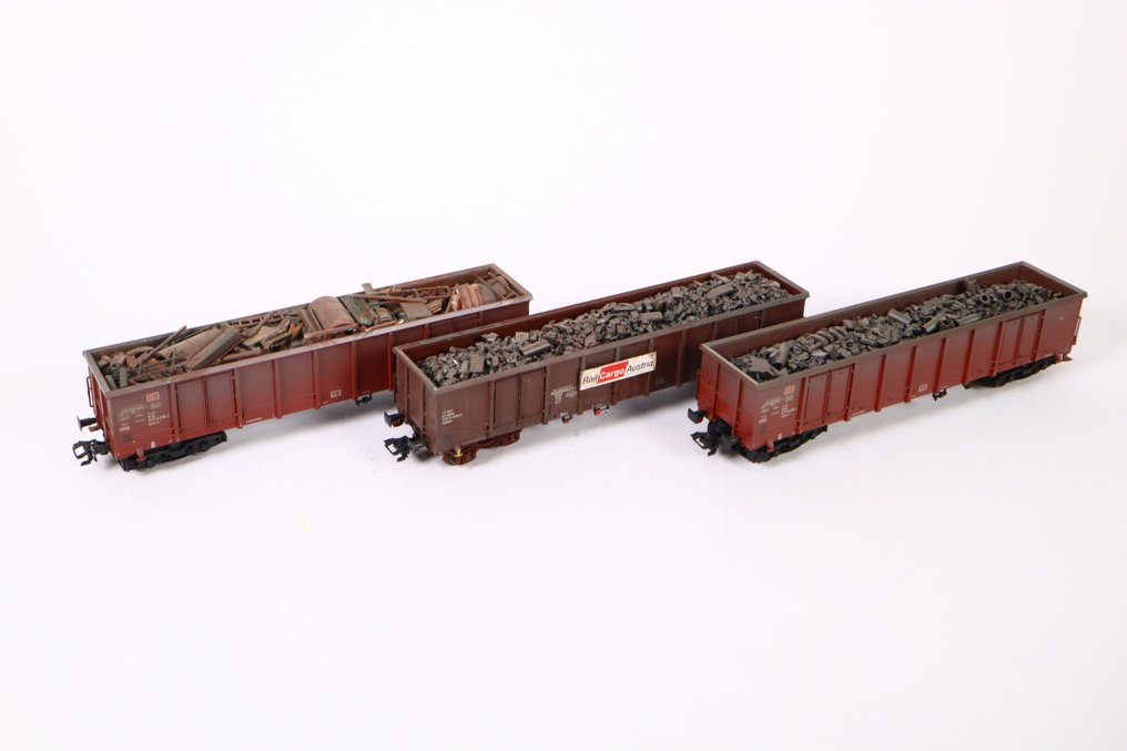 Märklin H0 - 47191/47196 - Freight carriage - Three - Catawiki