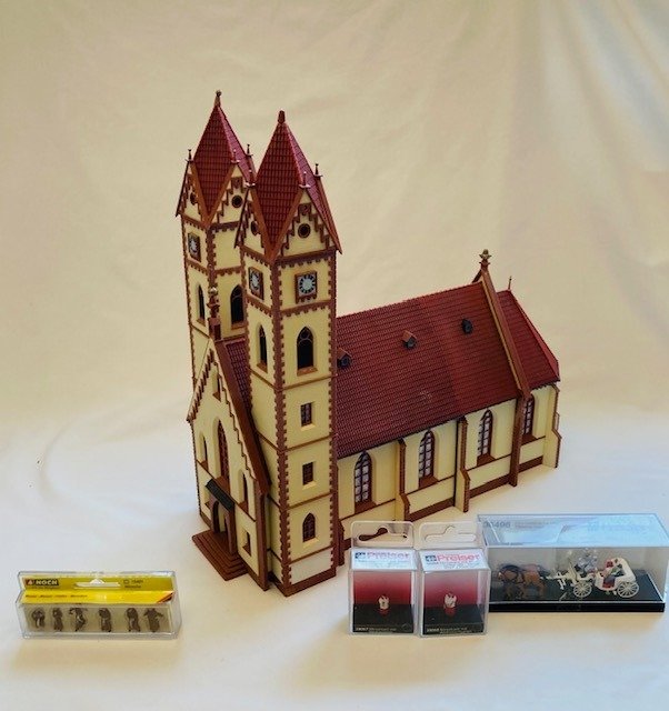 Faller, Noch, Preiser H0 - Scenery - Church with - Catawiki
