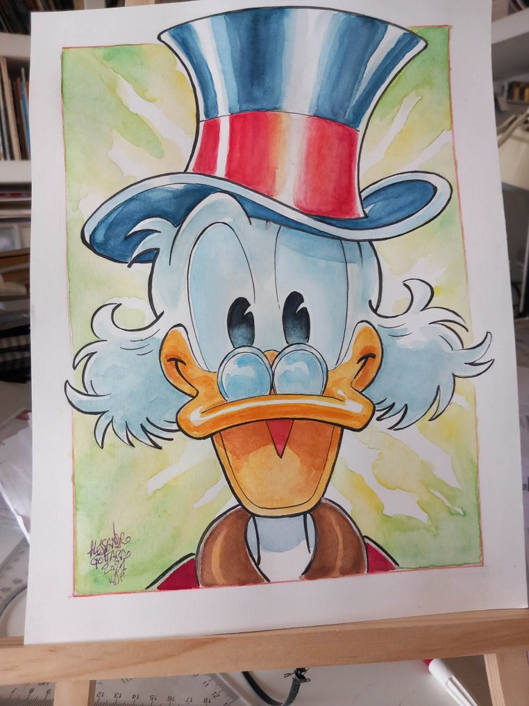 Uncle Scrooge - "Il plutocrate di Paperopoli" - Signed - Catawiki