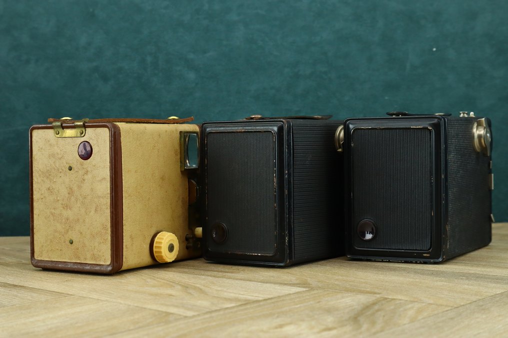 Agfa, ENSIGN, Kodak, vredenborch BIG COLLECTION BOX CAMERAS - Catawiki
