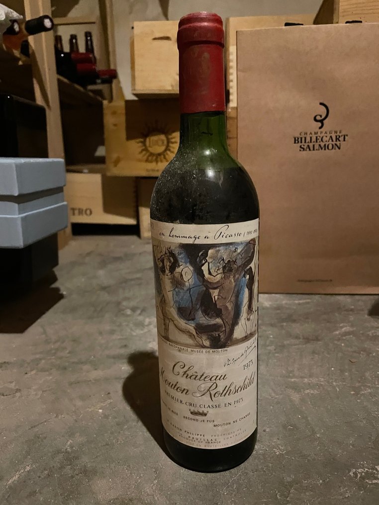 1973 Chateau Mouton Rothschild - Pauillac 1er Grand Cru Classé - 1 Bottle (0.75L) - Catawiki