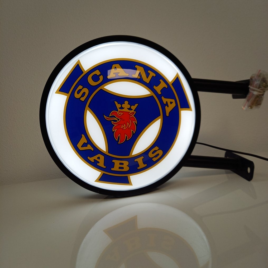 Scania Vabis Wandbord - Lightbox (1) - metal - Catawiki