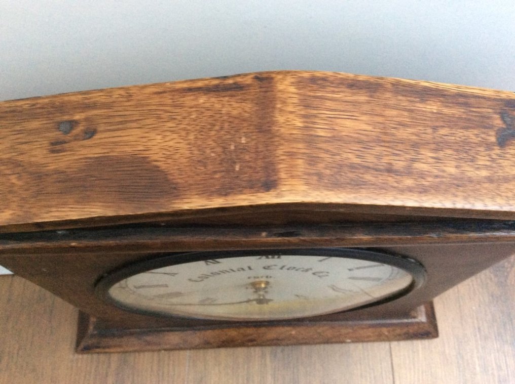 Colonial Clock Co. - Clock - Wood (Teak) - Catawiki