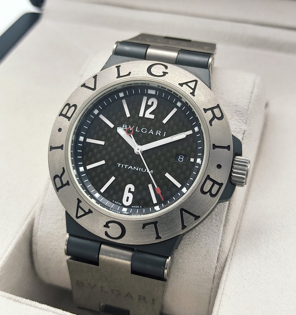 Bvlgari - Diagono Automatic Titanium XL - TI 44 TA - Men - - Catawiki