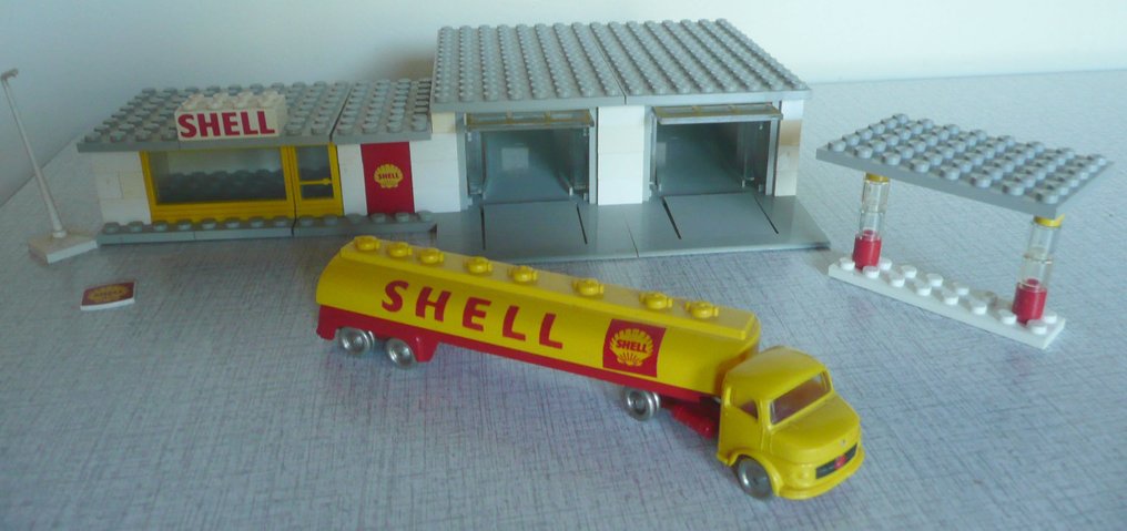 LEGO - #325 - Gas pump Shellstation - 1960-1969 - Catawiki