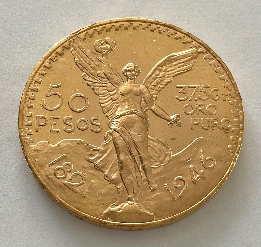 México. 50 Pesos 1946 - Centenario - Catawiki