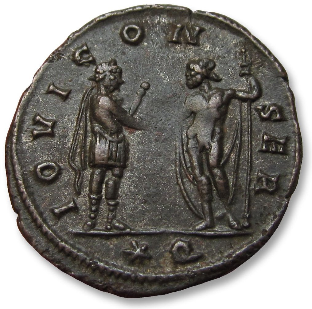 Roman Empire. Aurelian (AD 270-275). Silvered Æ - Catawiki