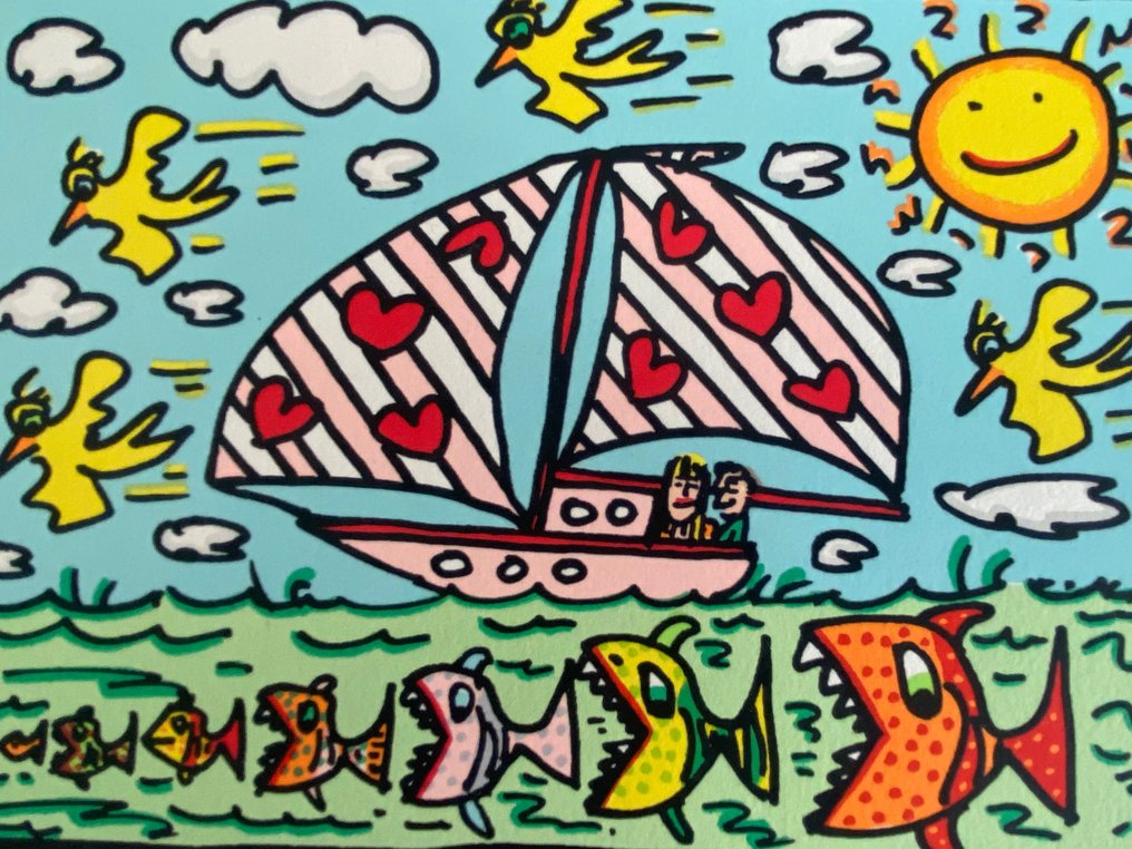 James Rizzi (1950-2011) - WATCH YOUR BACK - Catawiki