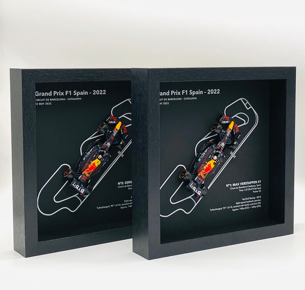 Artwork - Red Bull - Max Verstappen - Sergio Perez - GP F1 Spain 2022 ...