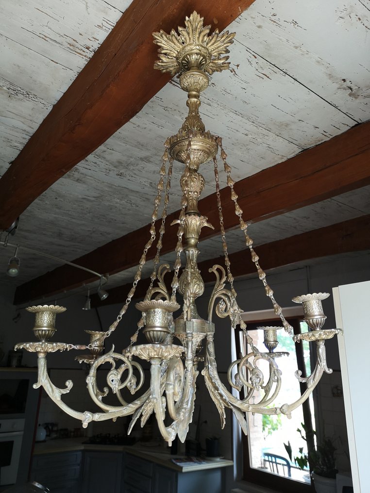 Kroonluchter - Brons - Catawiki