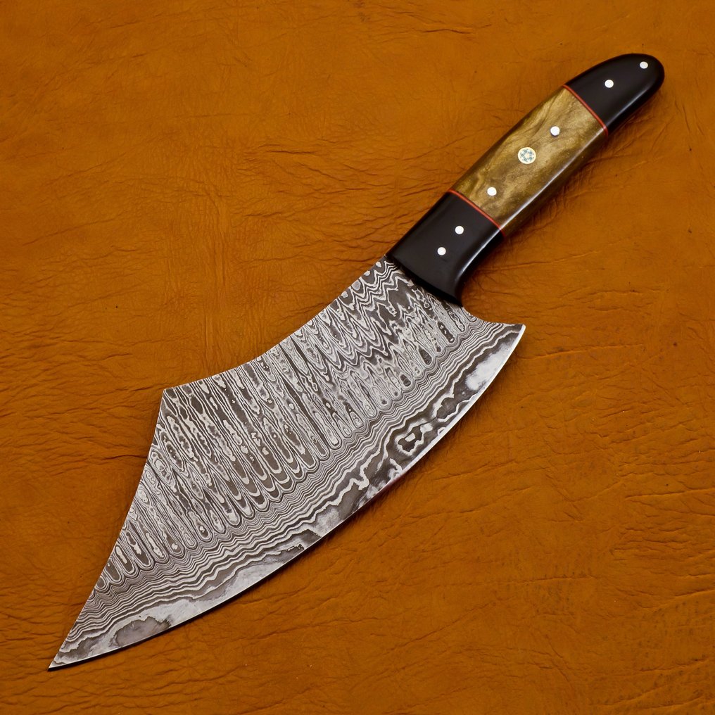 Handmade Kitchen Meat Cleaver Knife, Razor Sharp (1) - Bull - Catawiki