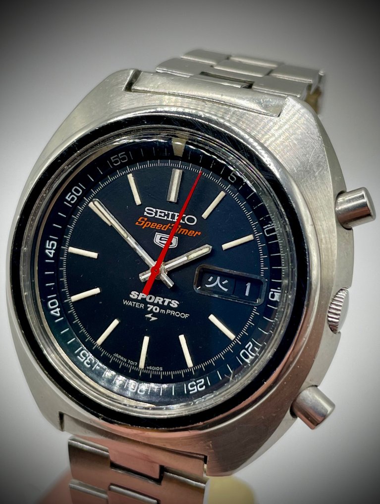 Seiko - Speed timer chronograph flyblack - Men - 1970-1979 - Catawiki