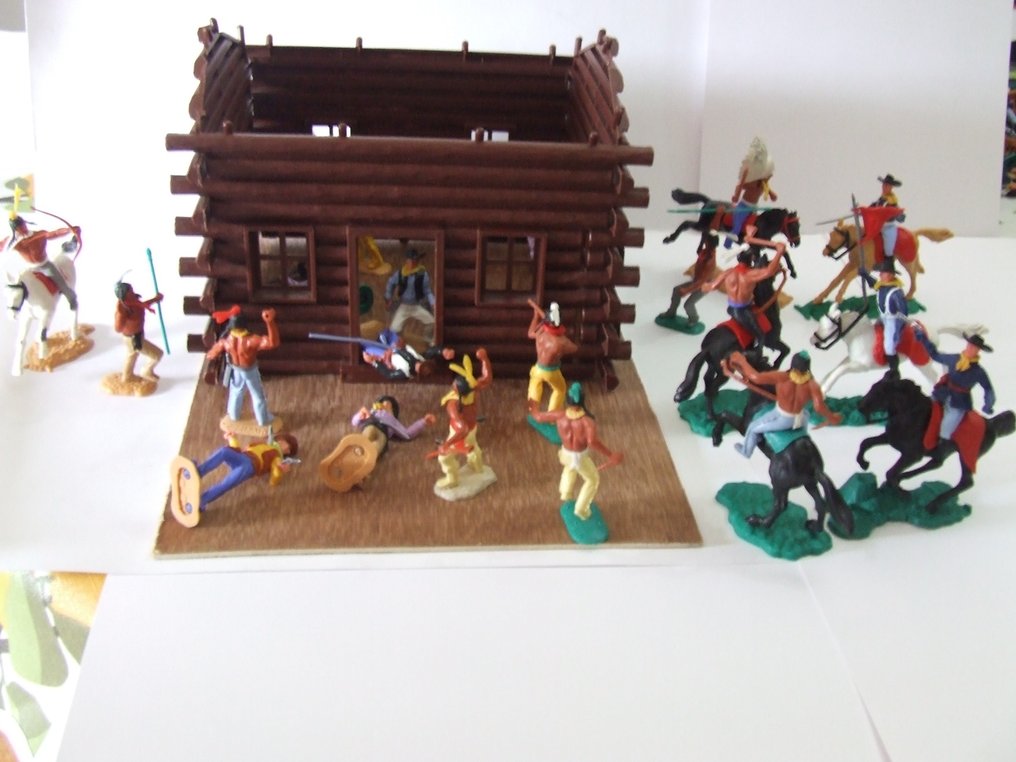 Timpo Toys - Western - Figure Cowboys, Indians, 7th US - Catawiki