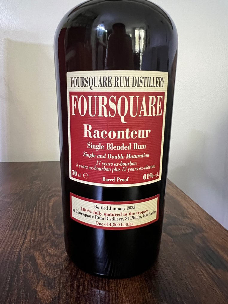 Foursquare 17 years old Velier - Raconteur - b. 2023 - 70cl - Catawiki