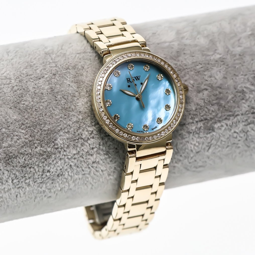 Rsw Swiss Diamond Watch No Reserve Price Rswl150 Gg Dd 9a Women
