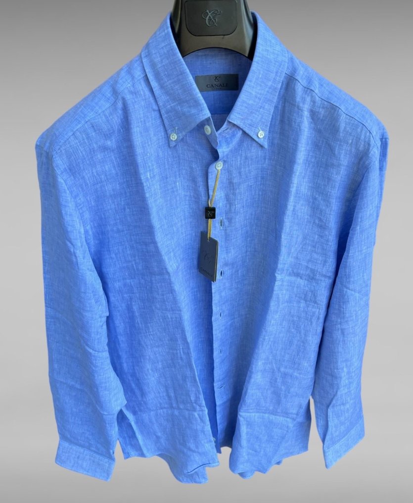 Canali - Canali Luxury Line Linen Shirt Shirt - Catawiki