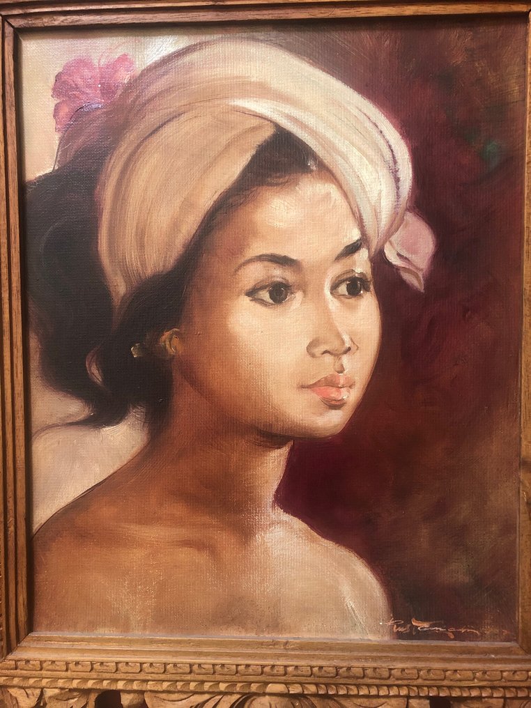 Painting (1) - Linen - Roestamadji (1932 - 1990) - Java, Indonesia - Catawiki