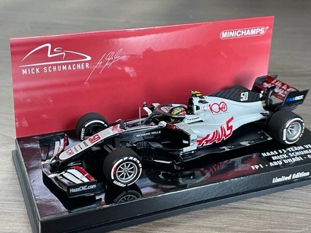 Minichamps 1:43 - 1 - Voiture de sport miniature - Haas F1 Team VF-20 Abu Dhabi GP 2020 M ...
