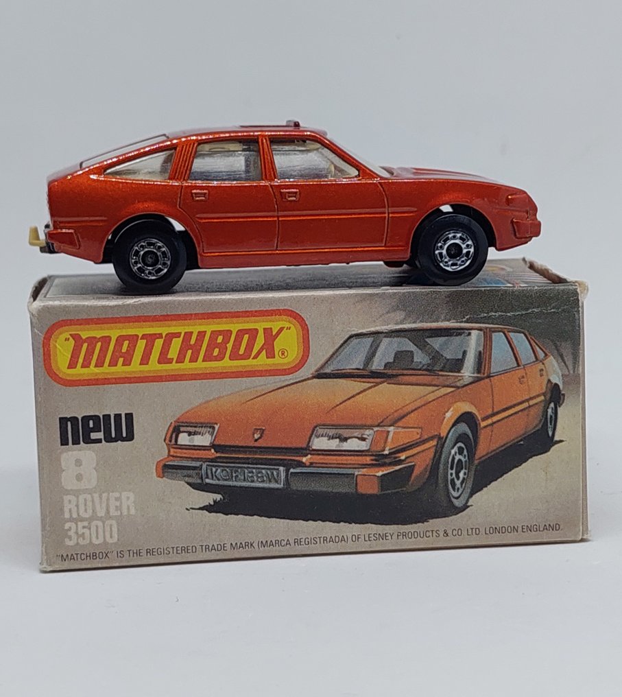 Matchbox - 1:43 - Lesney Rover 3500 No. 8 new collection - Catawiki
