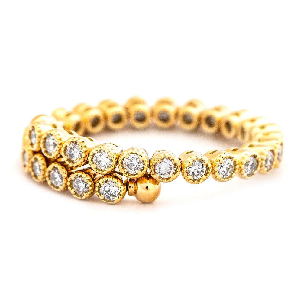 060 Tcw Diamond Ring No Reserve Yellow Gold Ring 060 Ct Diamond Catawiki