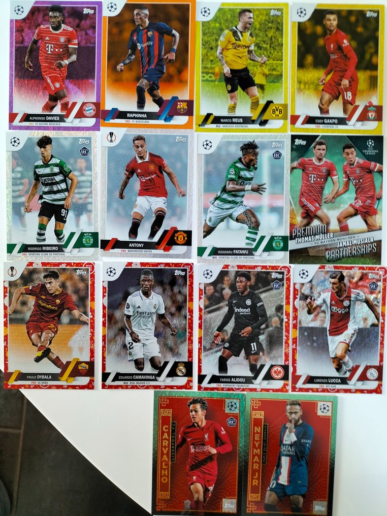 2022/23 Topps Jade Edition 14 parallel cards - Catawiki