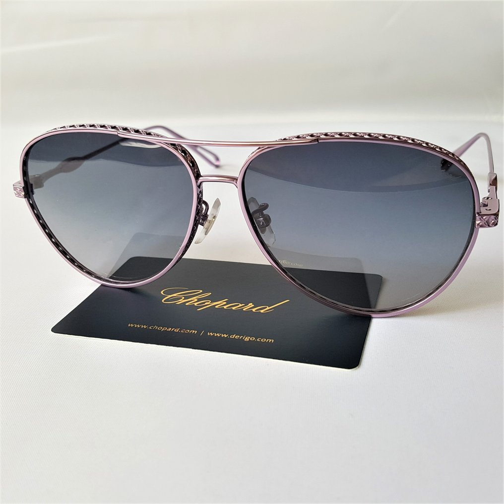 Chopard - Titanium - Exclusive Pattern - Aviator - New - Sunglasses ...