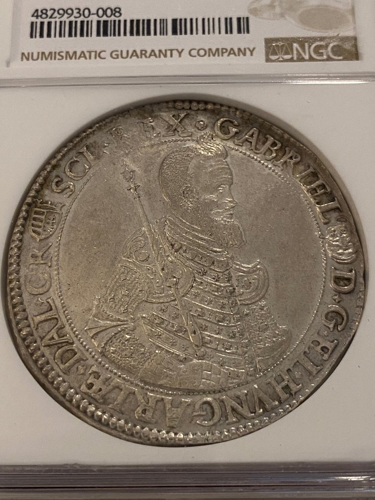 Principality of Transylvania. Gabriel Bethlen (1613-1629). 1 Thaler ...