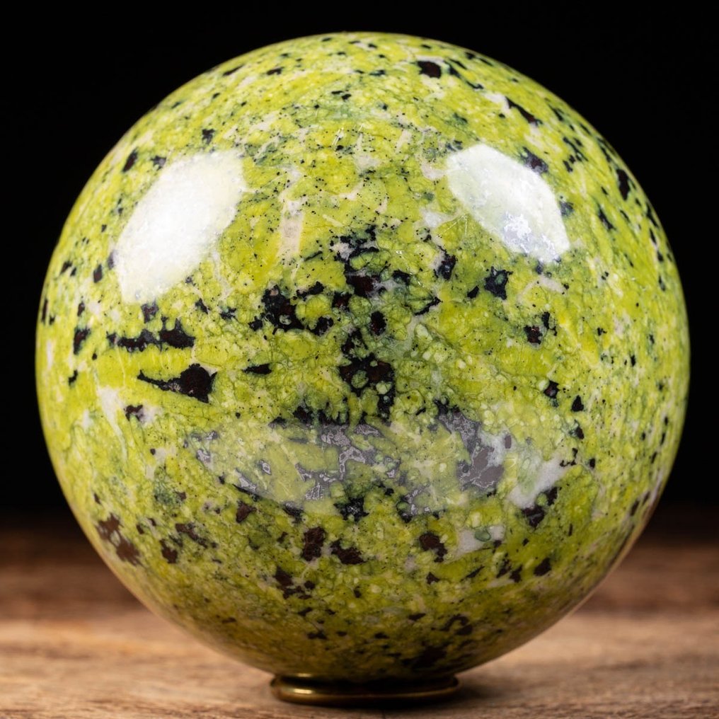 Lizardite Sphere With Hematite Serpentine group - 120×120×120 mm - 2563 ...